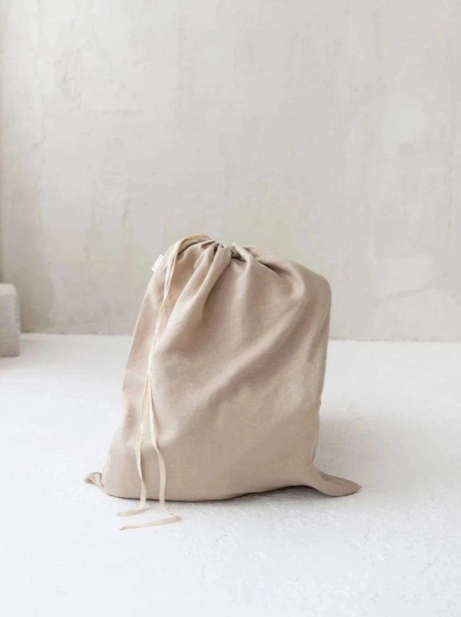 Linen Laundry Bag In Natural – DailyLinen